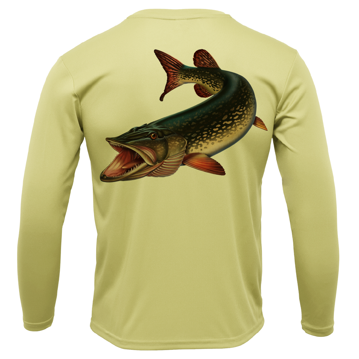 Texas Freshwater Born Pike Girl's Long Sleeve UPF 50+ Dry-Fit Shirt ...