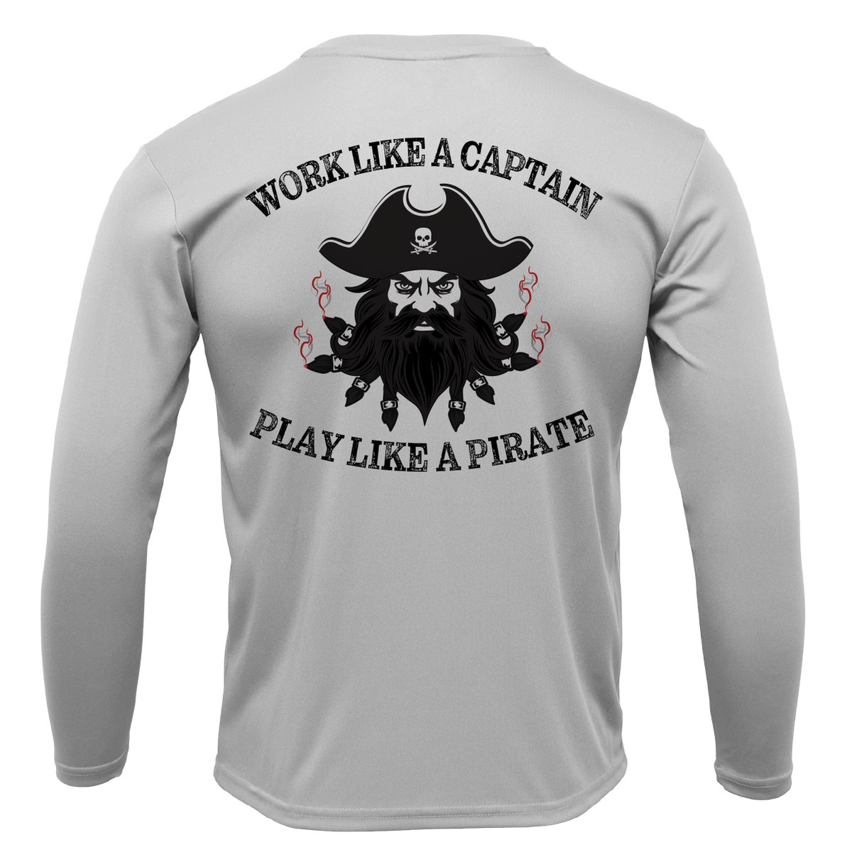 Tampa Bay Blackbeard Men's Long Sleeve UPF 50+ Dry-Fit Shirt ...