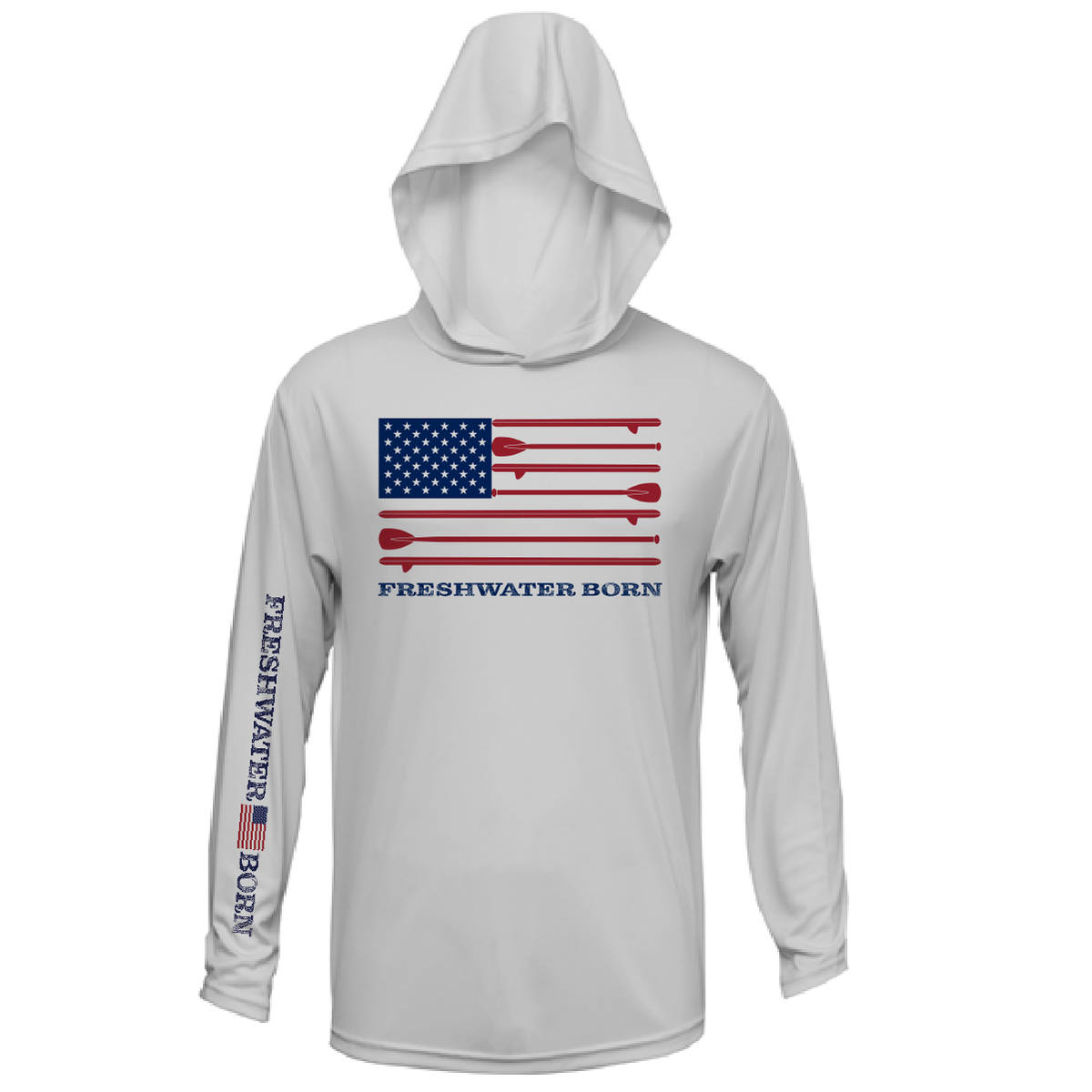 Michigan Freshwater Born SUP Flag Women's Long Sleeve UPF 50+ Dry-Fit ...