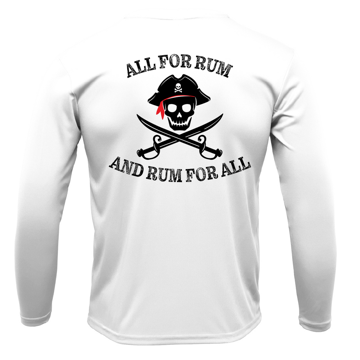 New York Freshwater Born "All For Rum and Rum For All" Men's Long Slee ...