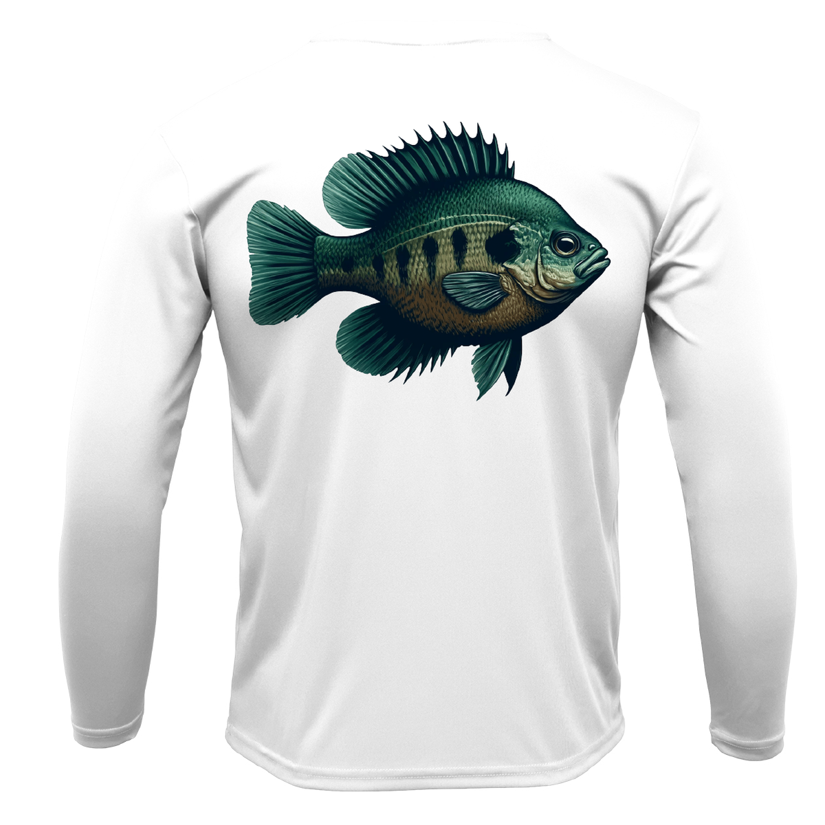 Florida Freshwater Born Bluegill Men's Long Sleeve UPF 50+ Dry-Fit Shi ...